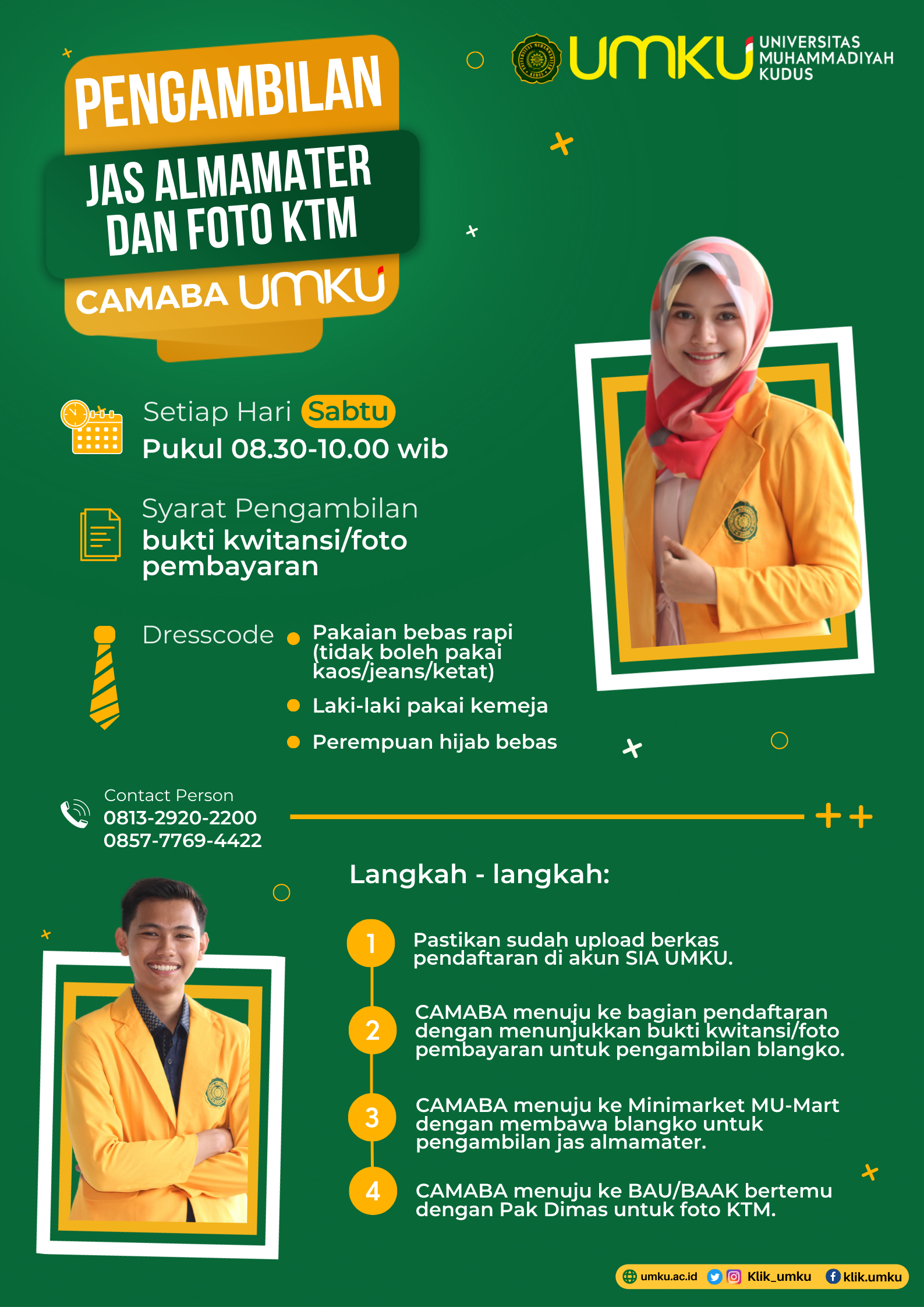 Pemberitahuan Pengambilan Jas Almamater dan KTM CAMABA UMKU ...